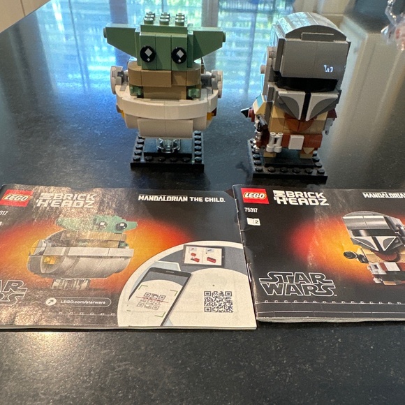 Lego | Toys | Lego Brick Heads Mando And Baby Yoda | Poshmark
